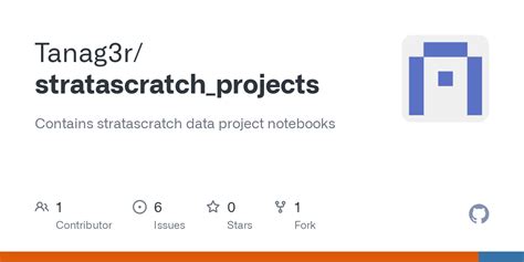 Github Tanag R Stratascratch Projects Contains Stratascratch Data Project Notebooks