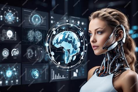 Premium Photo Ai Artificial Intelligence Machine Learning Big Data Analysis And Automation