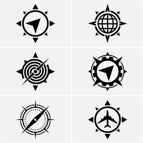 Creative Compass Concept Logo Design Template Masterbundles