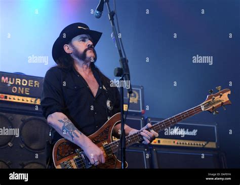 Singer Lemmy Kilmister Of The Us Band Motörhead Gives A Concert At The