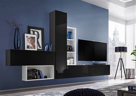 Модульные подвесные тумбы под телевизор Израиль Blox Bx4