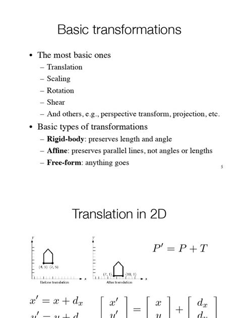Transformations And Linear Algebra For Graphisc Programming Pdf