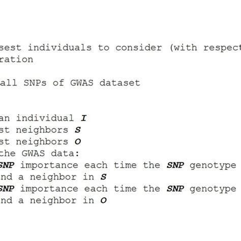 Relieff Algorithm Download Scientific Diagram