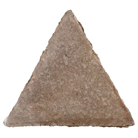 Shop Sample Clay House Gray 6 Triangle Matte Terracotta At