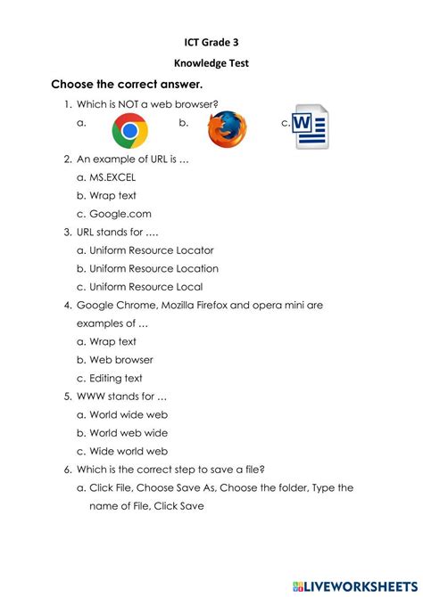 7191963 Ict Grade 3 Intro To Internet And Word