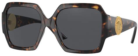 Versace Square Havana Dark Grey Sunglasses 0ve4453 1088756