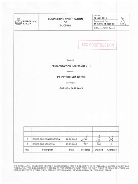 Engineering Specification Of Ducting Pdf