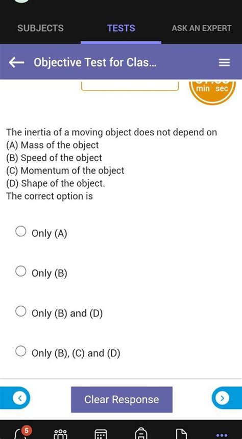 The Inertia Of A Moving Object Does Not Depend On Filo