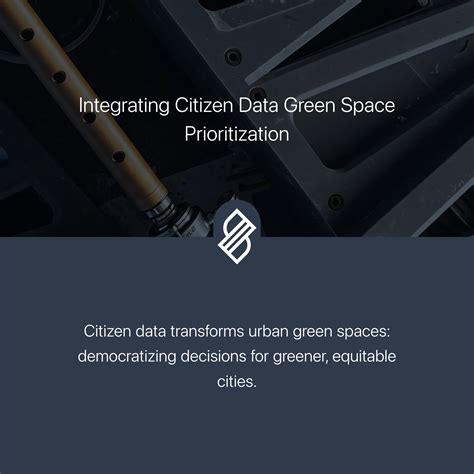 Integrating Citizen Data Green Space Prioritization → Scenario