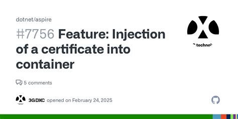 Feature Injection Of A Certificate Into Container · Issue 7756