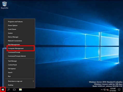 Windows Server 2016Procedure For Logging In With A Local User Created Newly Created Account