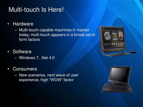 Ppt Extending Your With Windows 7 And Surface Wpf Features Powerpoint