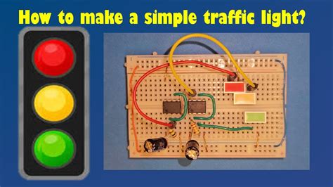 How To Make A Simple Traffic Light With 555 Ic Traffic Light Circuit