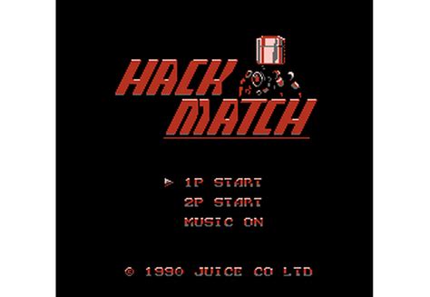 HACK MATCH For The NES By Zachtronics
