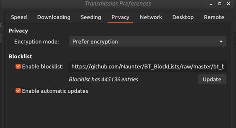 Transmission 402 From Snap Wont Decompress Blocklist File From Any Blocklist Url · Issue