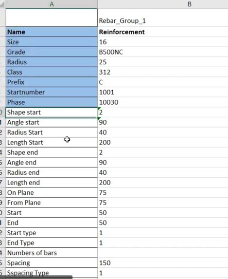 How To Set Rebar Parameters In Tekla With Grasshopper Tekla Mcneel Forum