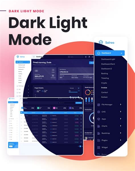 Salreo React Vite Crypto Trading Admin Dashboard Template