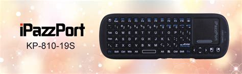 IPazzPort G Mini Wireless Keyboard With Touchpad Mouse Combo Lightweight Portable Keyboard