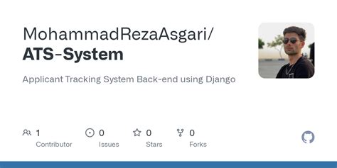 GitHub MohammadRezaAsgari ATS System Applicant Tracking System Back End Using Django