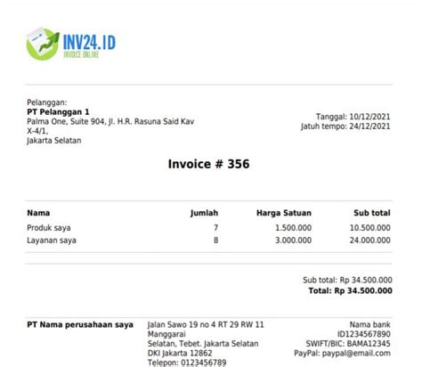 Cara Membuat Invoice Panduan Langkah Demi Langkah