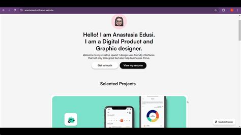 Anastasia Edusi On Linkedin Nocode Framer Productdesign Portfolio Webdevelopment Uxdesign