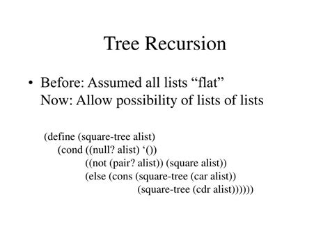 Ppt Recursion Linear And Tree Recursive Processes And Iteration