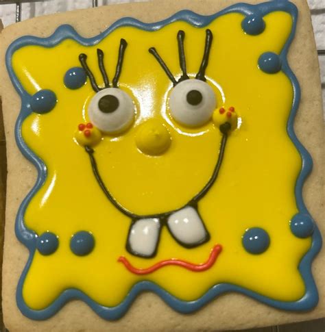 Spongebob Iced Sugar Cookies Heavenly Sweet Treats And More