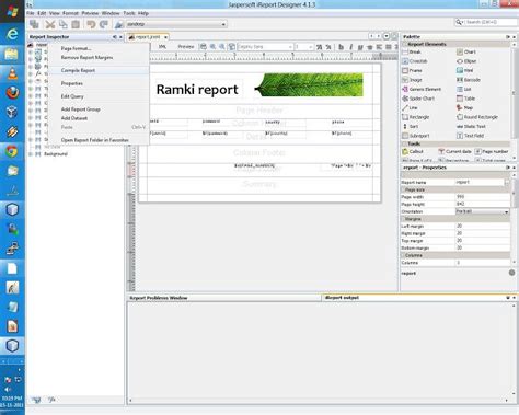 Jsf Jpa Jasperreports Ireport Report Technical Format