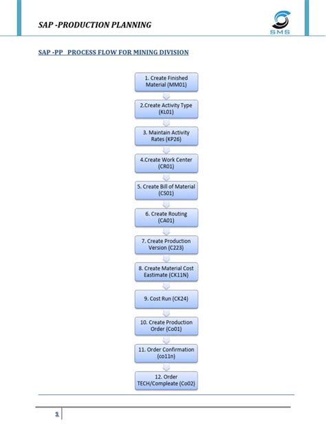 Sap Pp Process Flow 1722729048 Pdf
