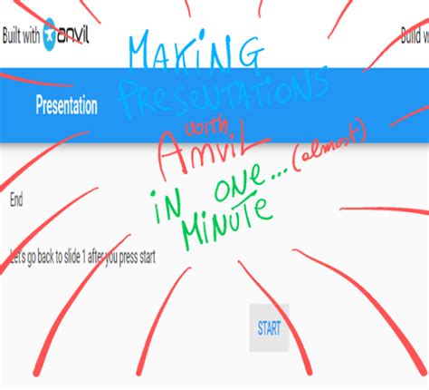 How To Make A Presentation Web App In Almost A Minute With Anvil In