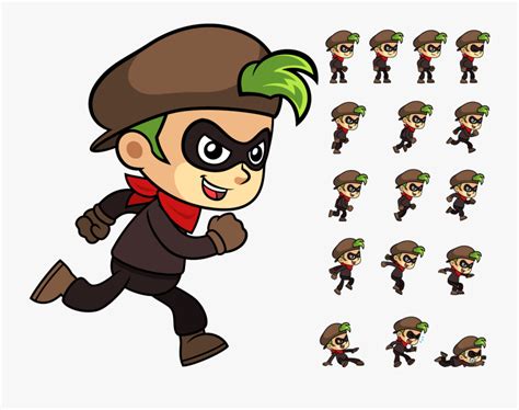 2d Character Sprite Png Free Transparent Clipart ClipartKey
