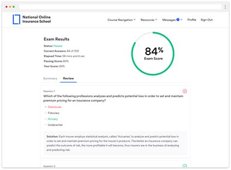 Exam Simulator National Online Insurance School