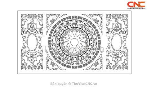 File cad họa tiết Trống đồng CNC đẹp