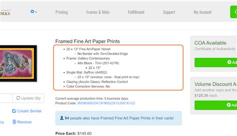 Ordering A Deckled Edge Float Framed Print Finerworks Help And