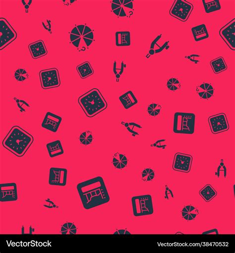 Set Graph Schedule Chart Diagram Circle Royalty Free Vector