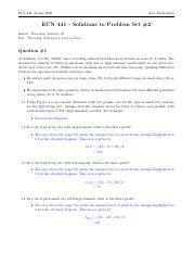 Problem Set 2 Solutions Pdf ECN 441 Spring 2020 Alex Rothenberg ECN 441 Solutions To Problem