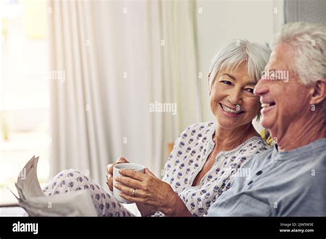 Couples Who Laugh Together Stays Together A Senior Couple Lying In