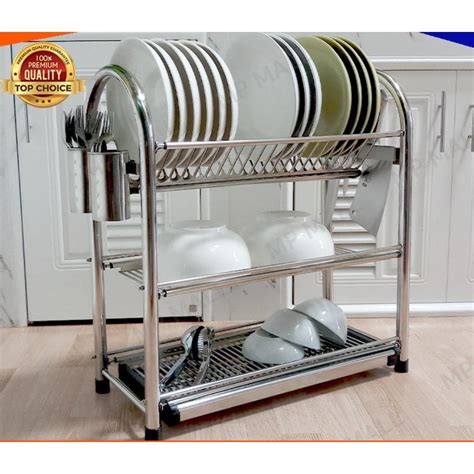 ชั้นวางจาน ที่คว่ำจาน ชั้นคว่ำจาน สแตนเลส Dishes Rack แบบคร่อมซิ้งค์