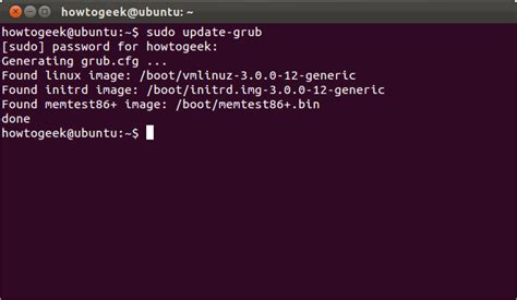 How To Password Protect Ubuntus Boot Loader