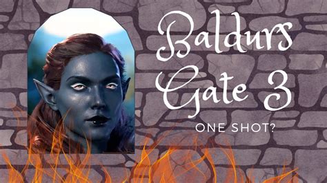 Baldurs Gate 3 Honor One Shot Youtube