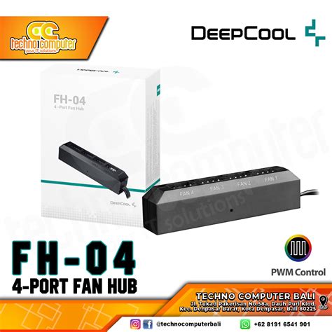 DEEPCOOL FH 04 Fan Hub 4 Ports PWM Port