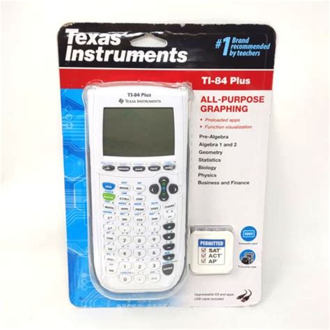 Texas Instruments Ti 84 Ce Graphing Calculator 84ce White Tanga