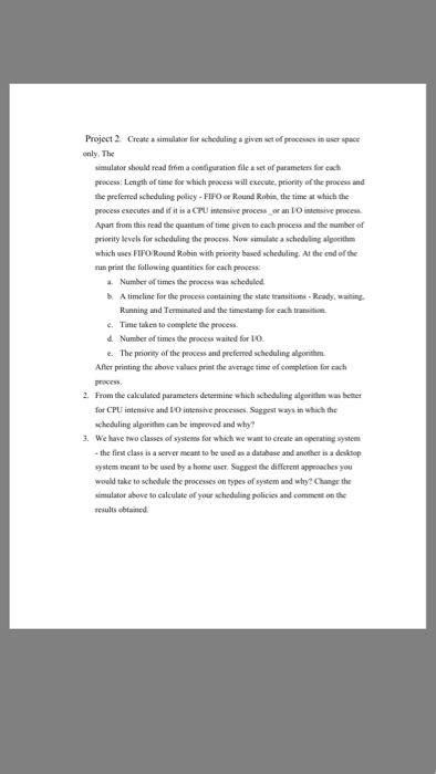 projec implement a basic file system managed from