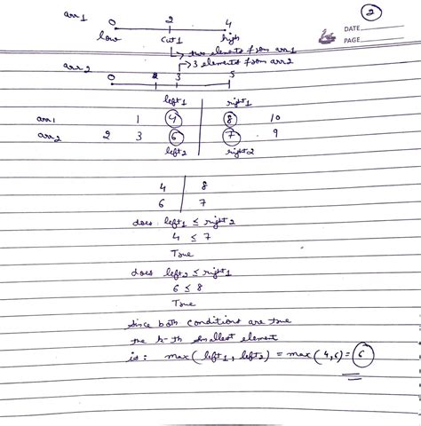 Kth Element Of 2 Sorted Arrays