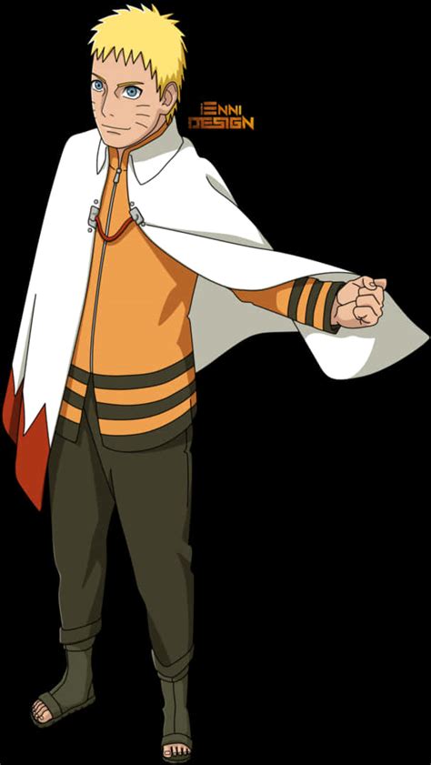 Download Naruto Hokage Cloak Illustration