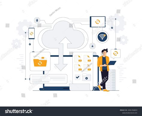 cloud computing big data source center stock vector royalty free 2281764653 shutterstock