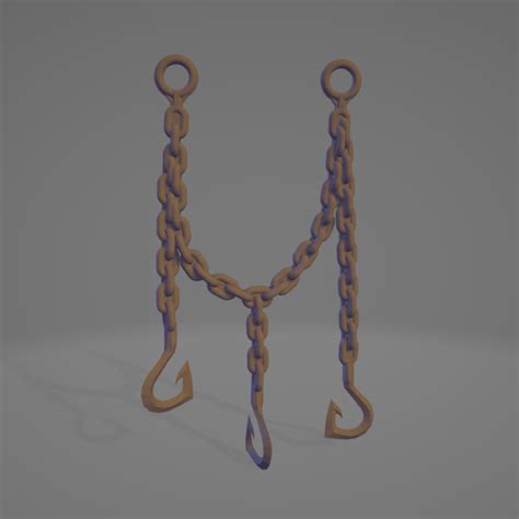 ⛓️ Chain Hooks・free Stl File For 3d Printing・cults