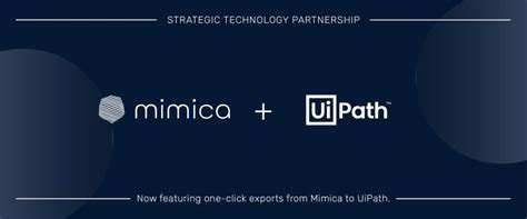 Mimica On Linkedin Huge News Mimica Automation The Worlds First