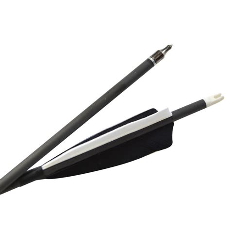 활 화살표 61224pcs 진짜 깃털 탄소 화살표 척추 500 직경 76mm 복합recurve 활 양궁 촬영 사냥