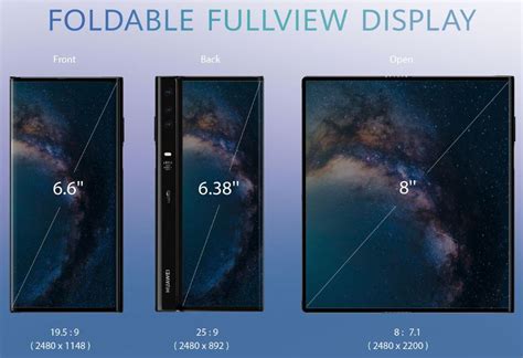 Image Sensors World Huawei Folding Phone Has No Dedicated Selfie Camera
